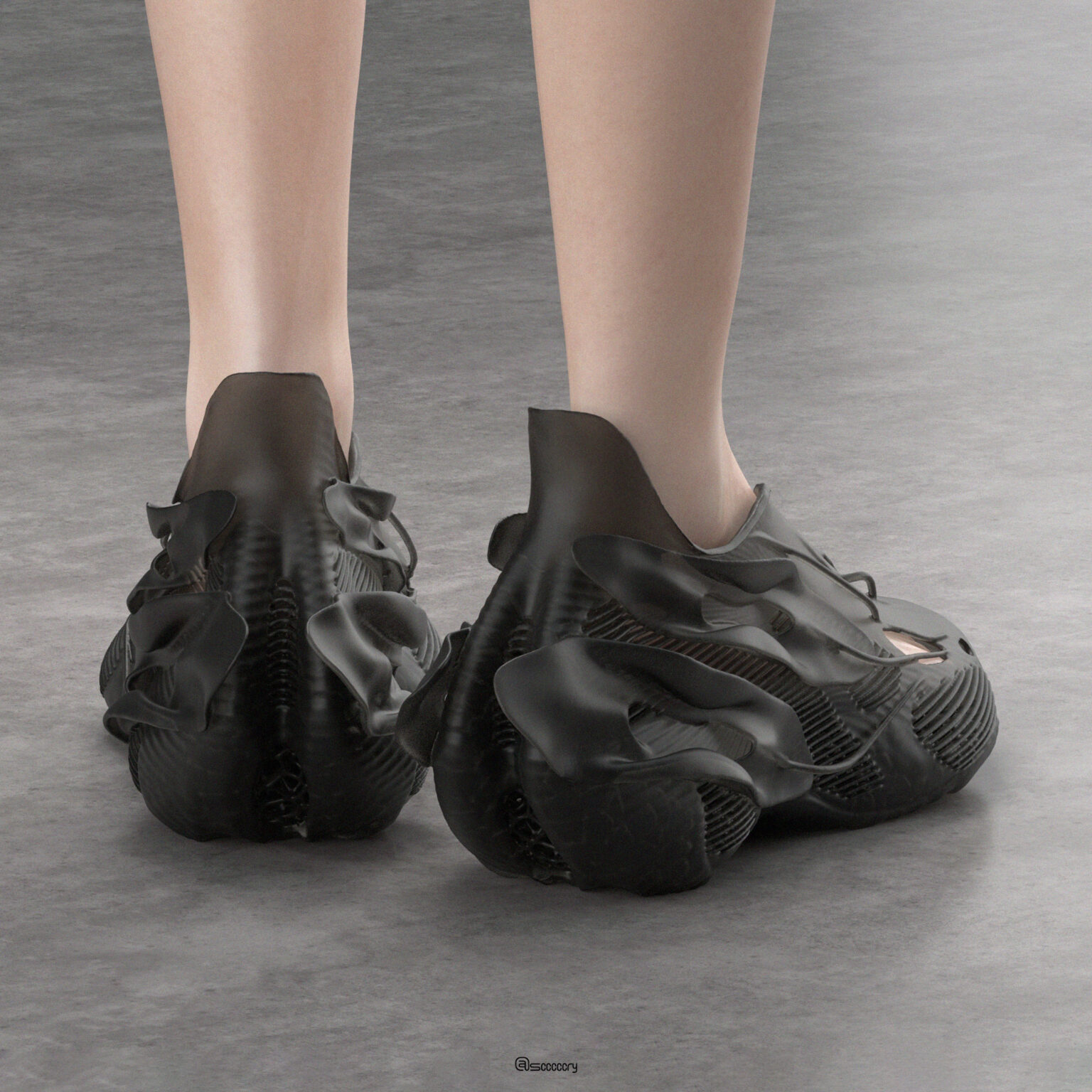 UNTANGLED: 3D Printed SCRY shoes By SCRY Lab