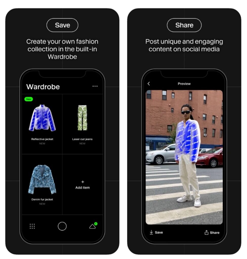 New AR Wardrobe Platform By Zero10 App * HYBRID RITUALS